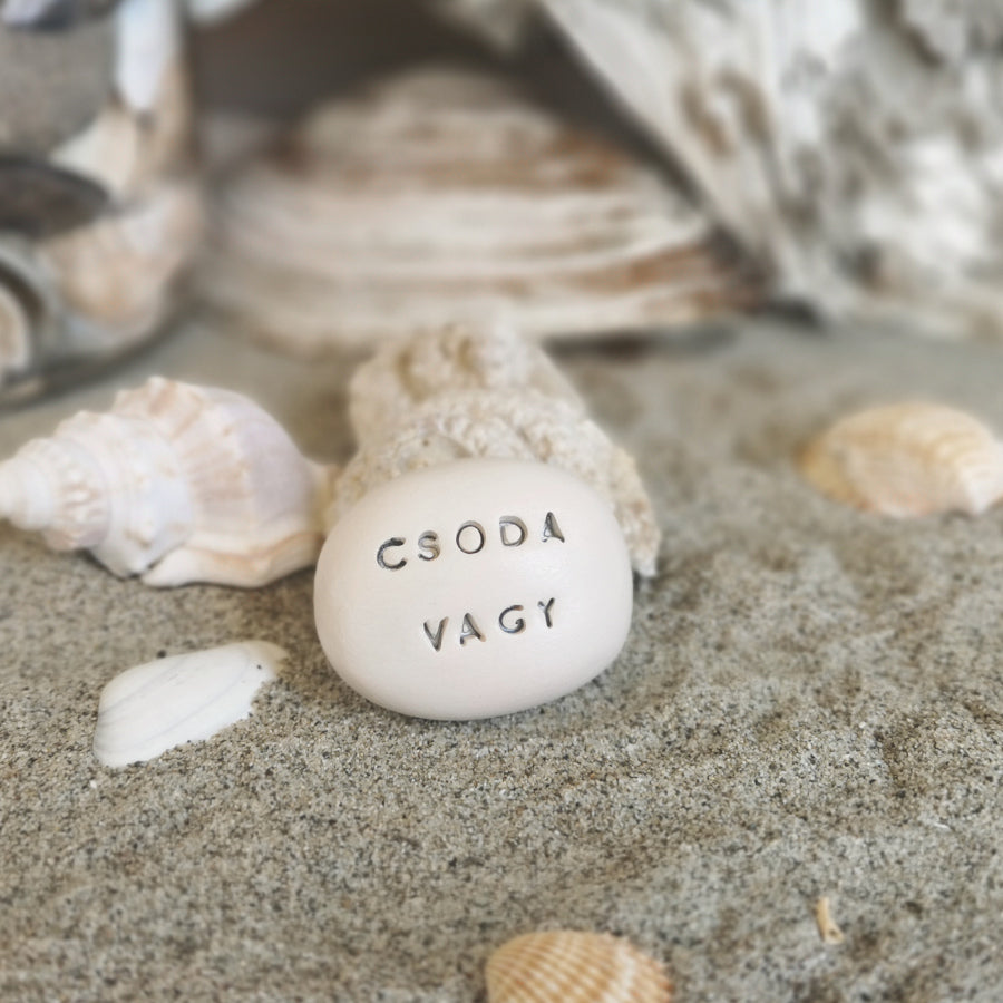 CSODA VAGY - Kind message on Magic Pebbles – Ceramica Magica