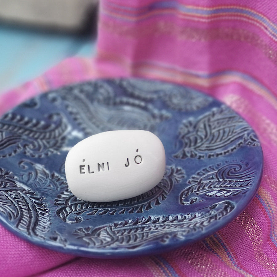 ÉLNI JÓ - Magic Pebble Messages – Ceramica Magica